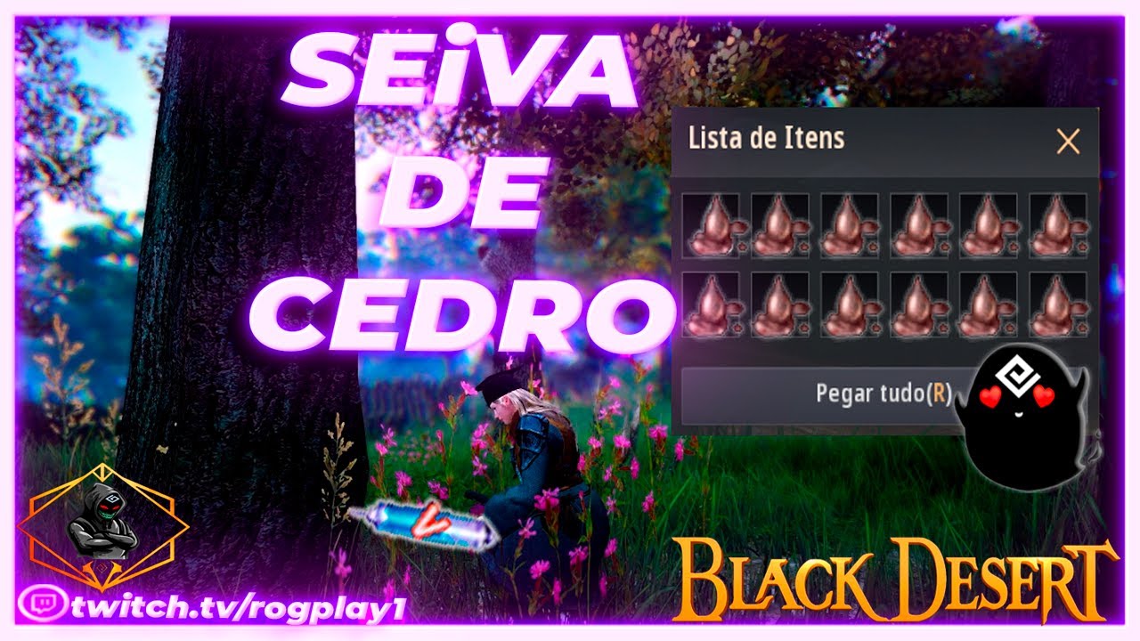 Seiva de Cedro Cedar Sap - Black Desert Online - YouTube