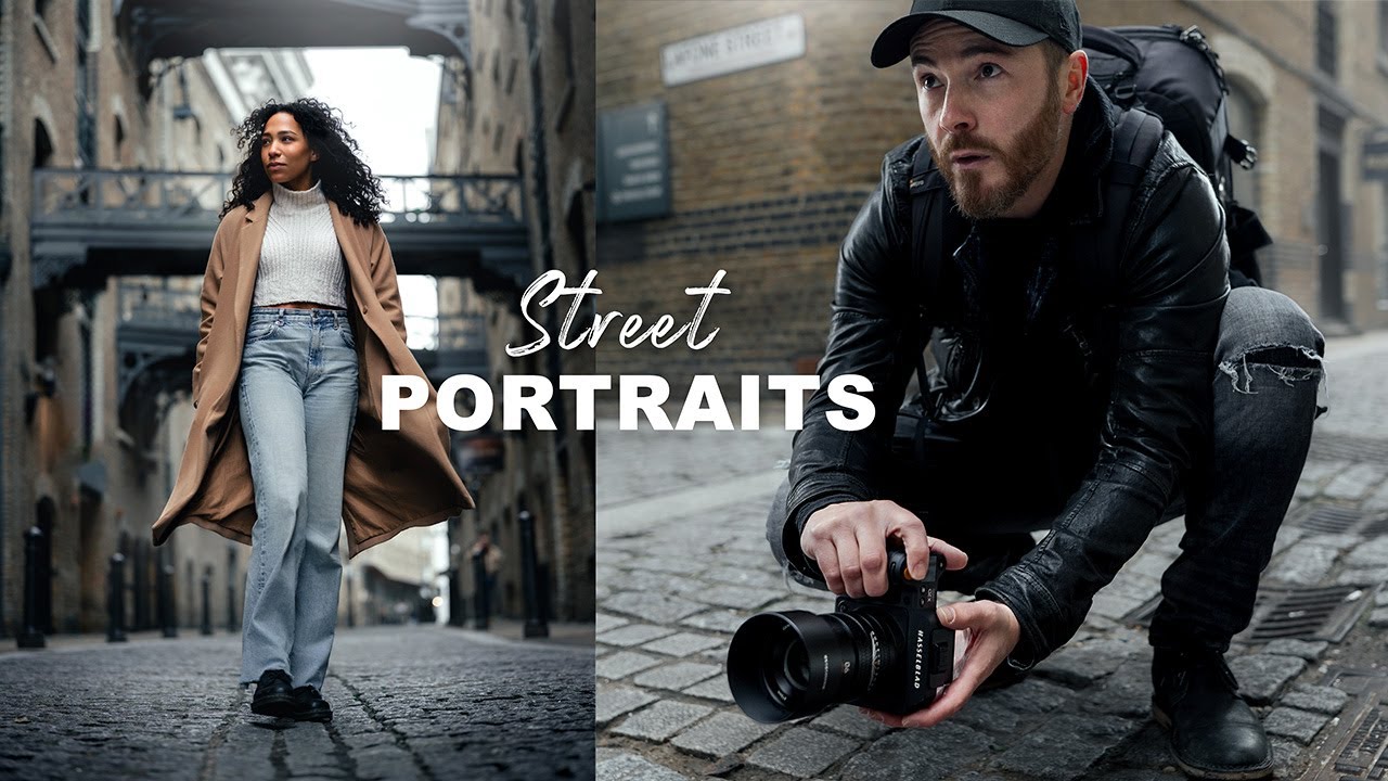 STREET Portrait Photography with Hasselblad X2D and XCD 90V - YouTube