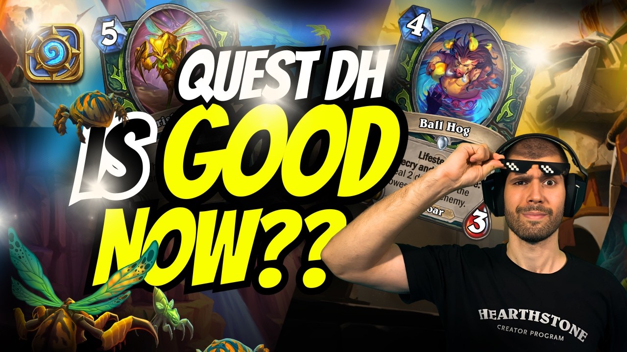 🔥 QUEST DH is GOOD NOW? 🤯 Post-Patch Guide + Hearthstone Gameplay ...