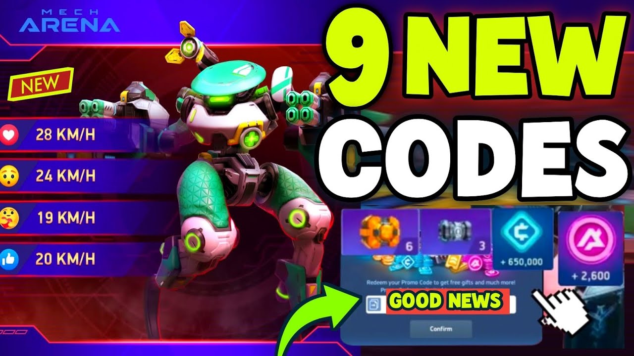 ⚡ FINELY ⚡NEW 💥 MECH ARENA PROMO CODES 2025 - MECH ARENA CODES 2024 ...