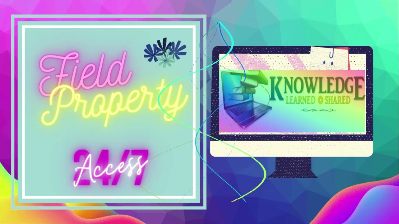 KLKS-DATABASE FIELD PROPERTY(MS ACCESS) - YouTube