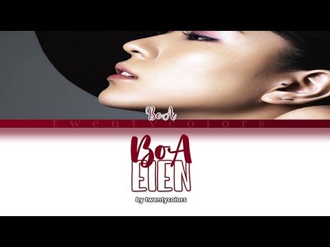 BoA (ボア) - Eien (永遠)  (Color Coded Lyrics Kan/Rom/Eng)