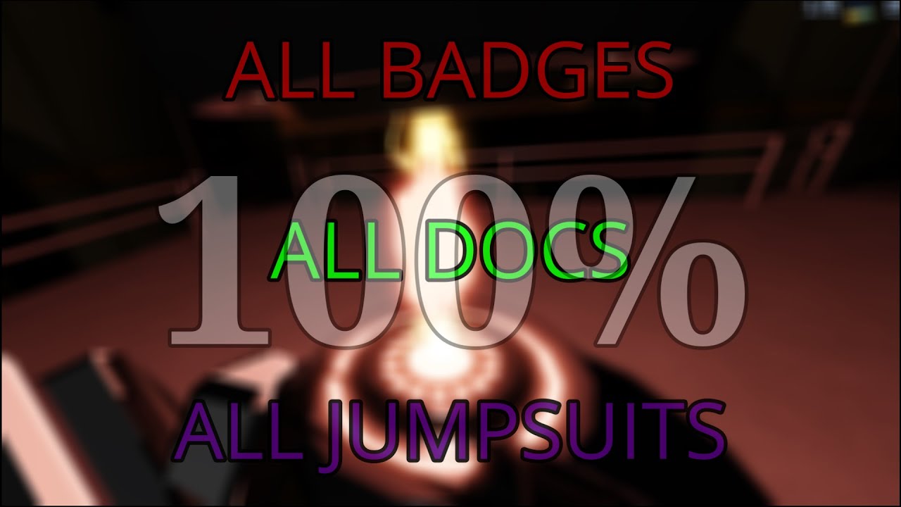 ROBLOX Pressure Ultimate 100% Completion (ALL SUITS, BADGES, AND DOCS ...