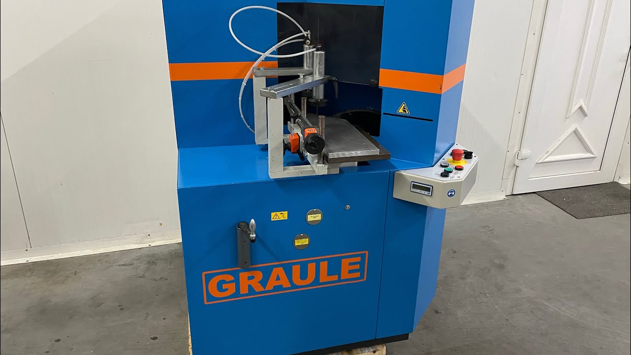 NOTCHING SAW Machine Graule AS-V 550 - YouTube