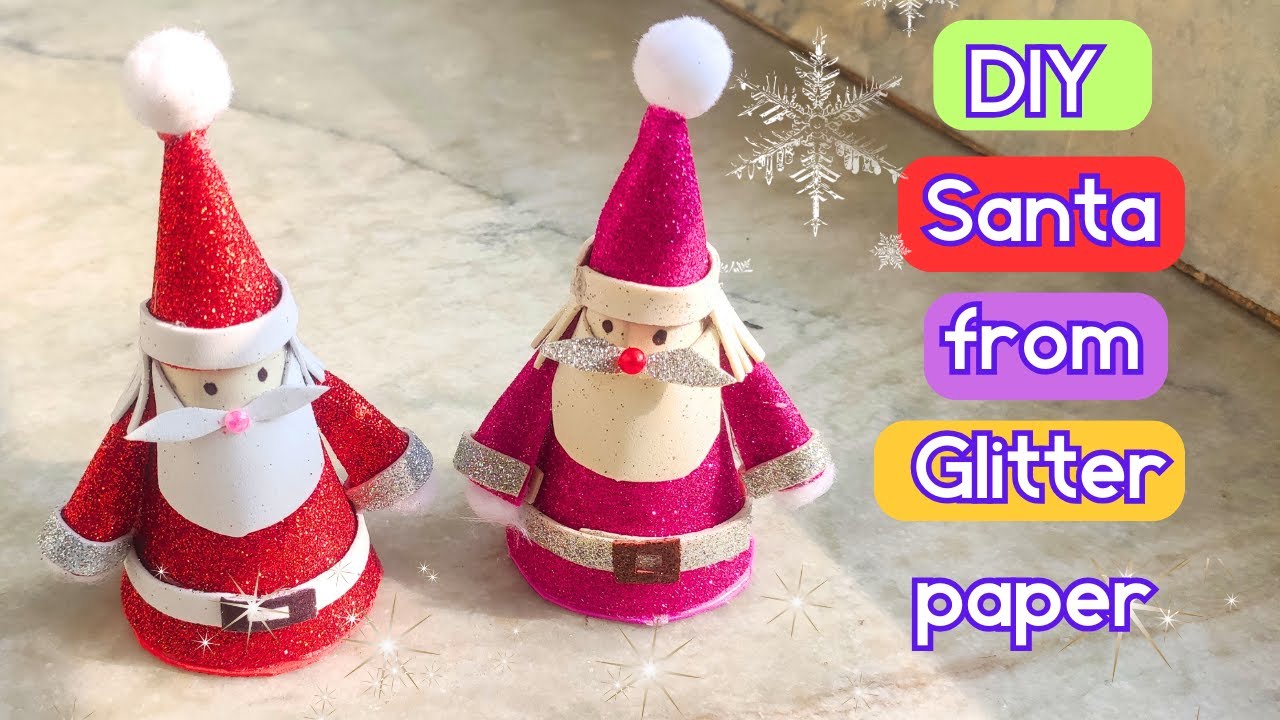 How to make Santa Claus DIY Christmas Decorations Home Decor|🌲 ...