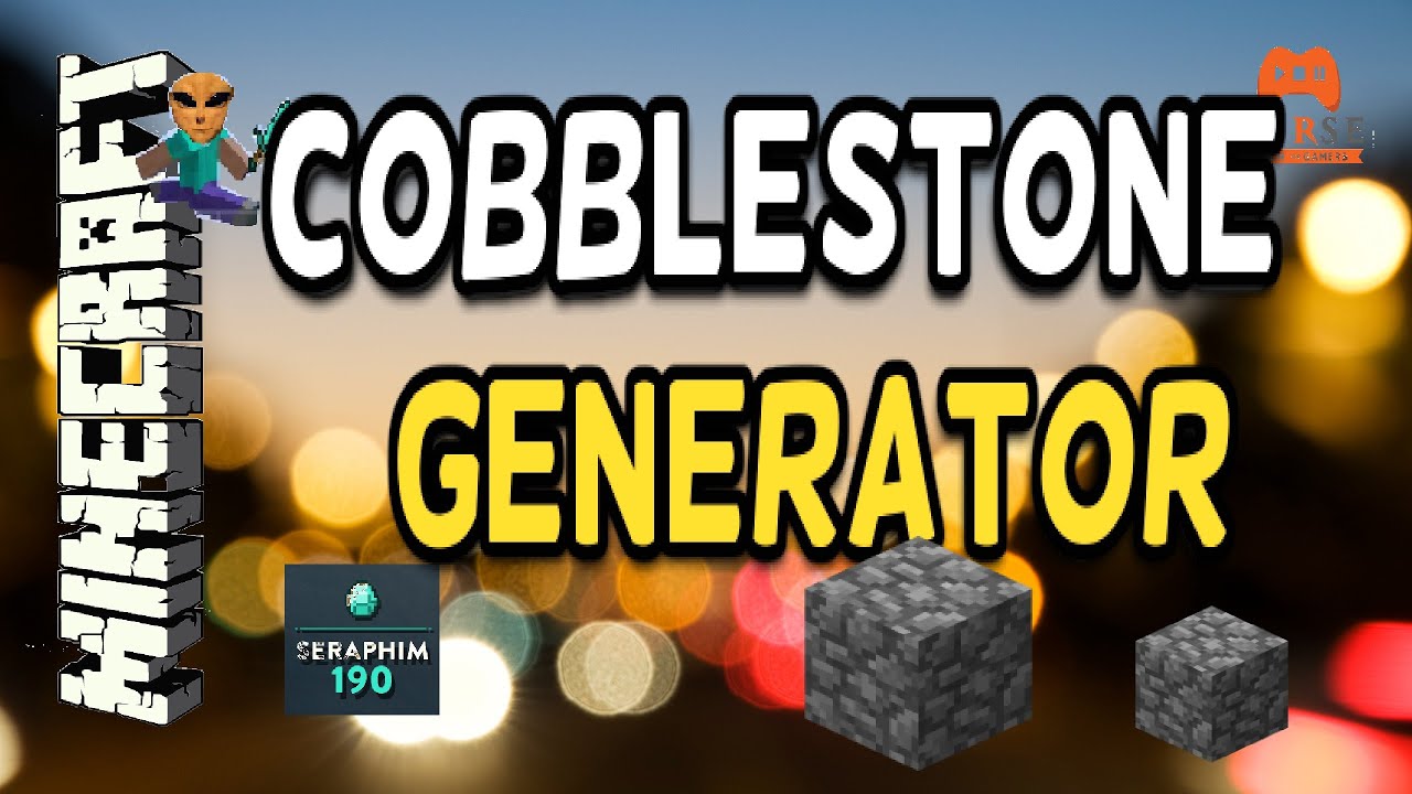 Minecraft: Cobblestone Generator PS3 , PS4, XBOX (Tutorial) Episode ...