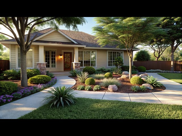 Creative Small Landscaping Ideas for Shaded Front of House