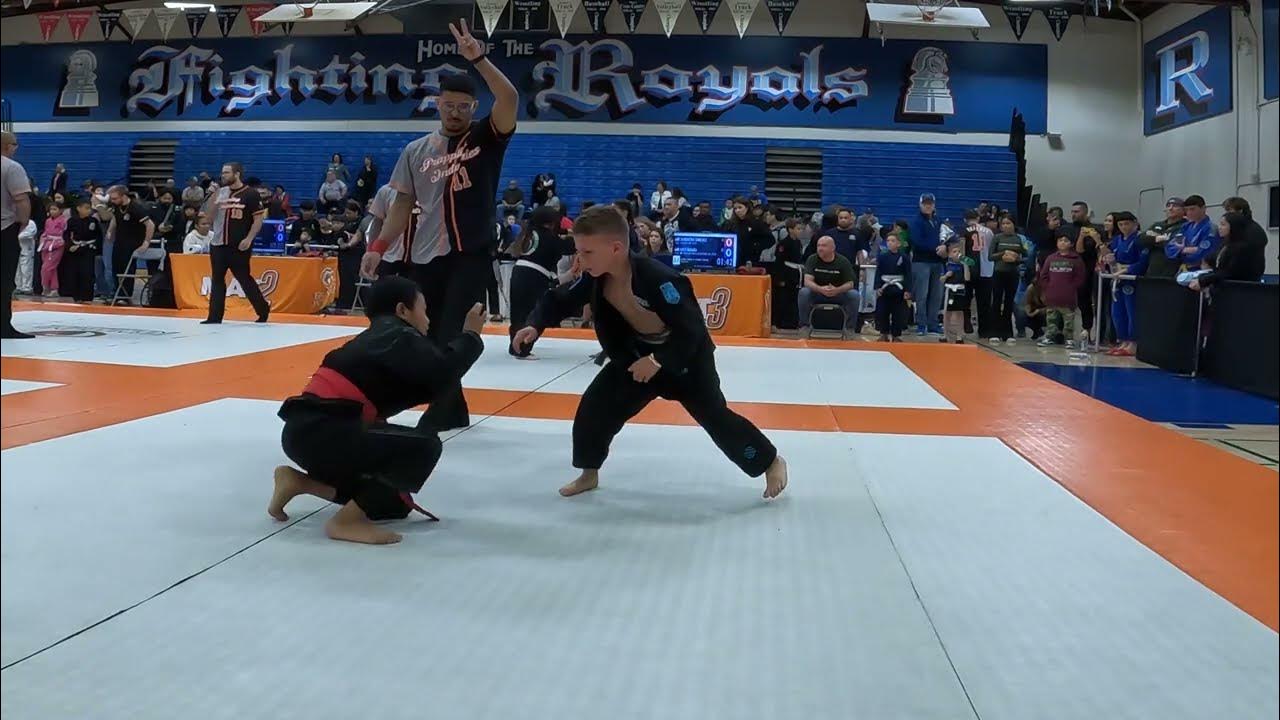 8 year old Jiu Jitsu Grey Belt - Grappling Industries, San Jose CA 05/27/23 Nazary Perkov Gi #3 ...