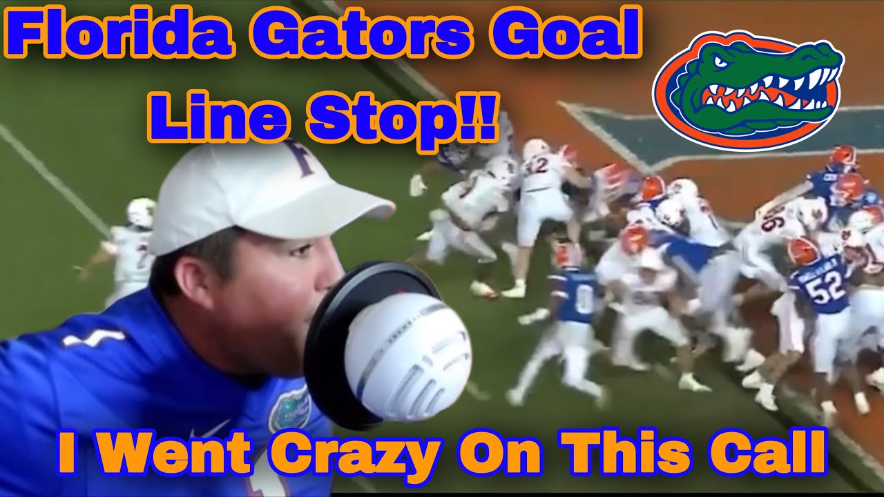 My Call On The Florida Gators Goal Line Stop Against Utah! - YouTube