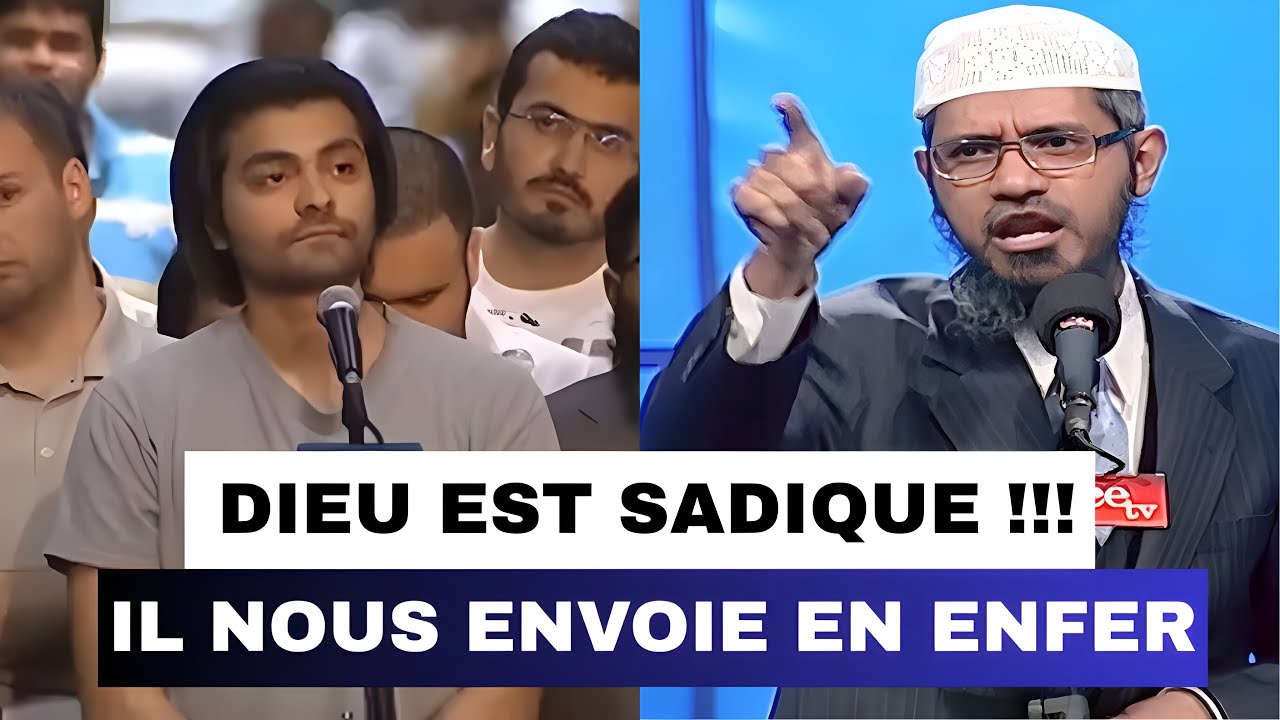 Un athée défie Dr Zakir Naik : “Dieu est sadique et vantard s’Il envoie ...