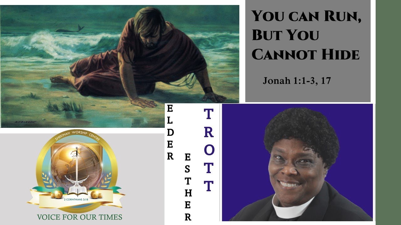 WORSHIP SERVICE - APRIL 30 - REV. ESTHER TROTT - YOU CAN RUN BUT YOU ...