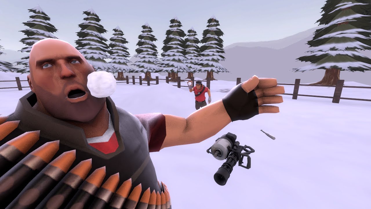 (SFM) The Snowball fight TF2 - YouTube