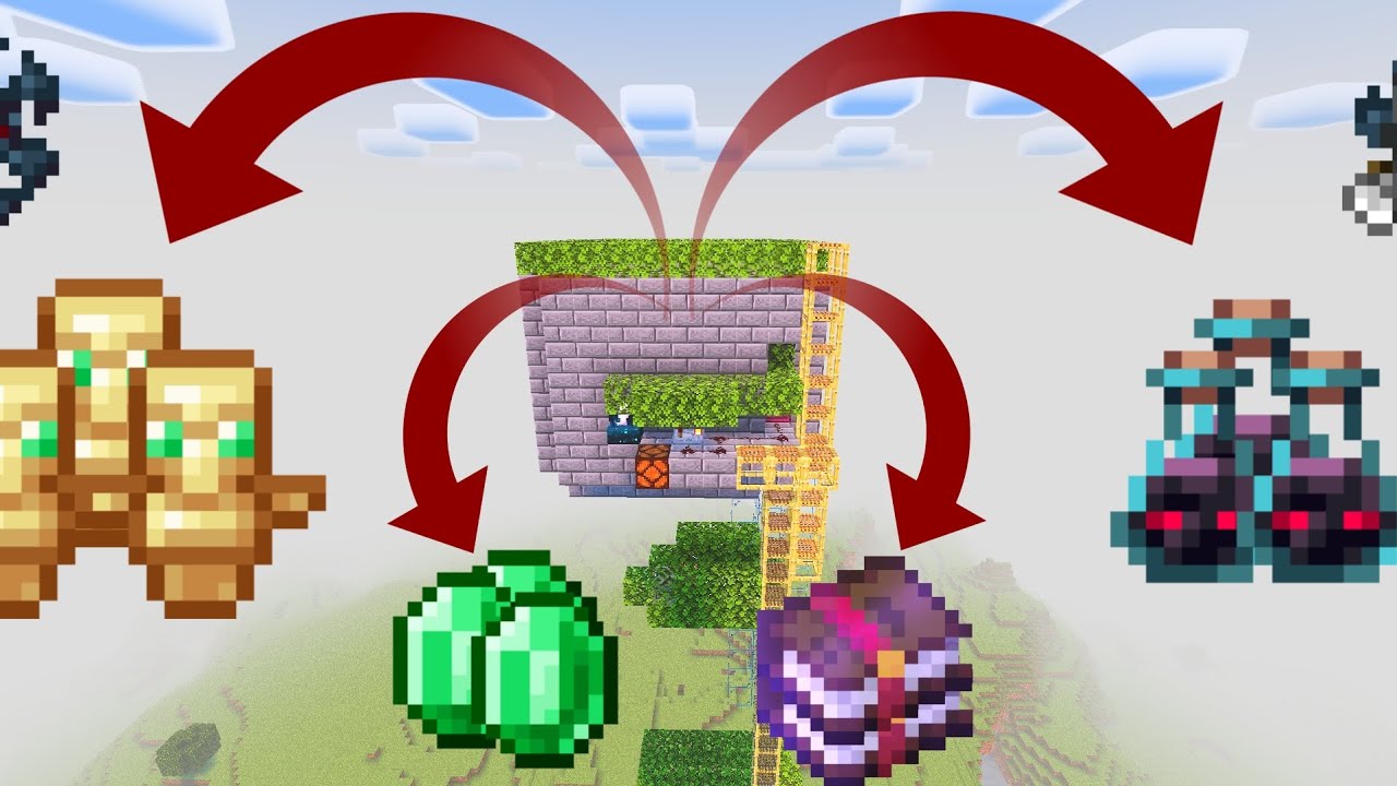 GRANJA DE RAIDS 100% automática para Minecraft bedrock 1.21+ how to ...