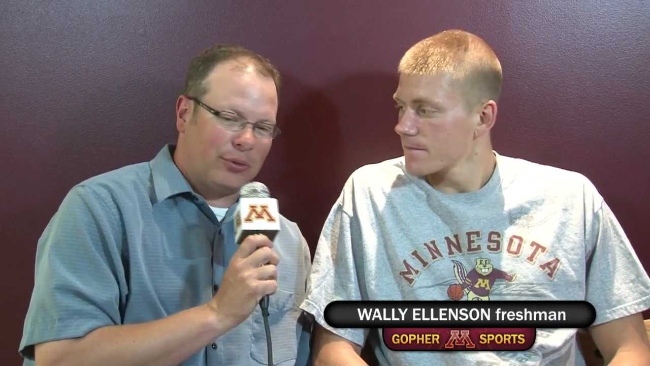 Wally Ellenson Q&A: Gopher Basketball Freshman - YouTube