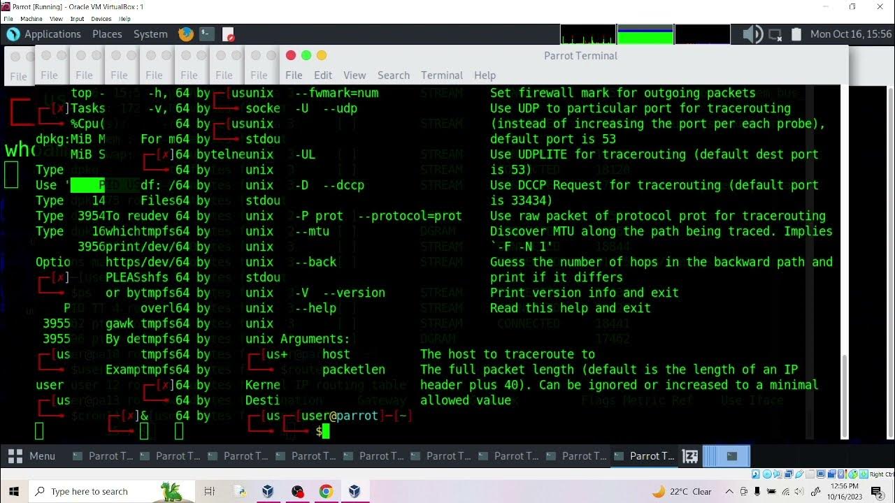 Parrot Linux || Basic || Commands in Hindi - YouTube