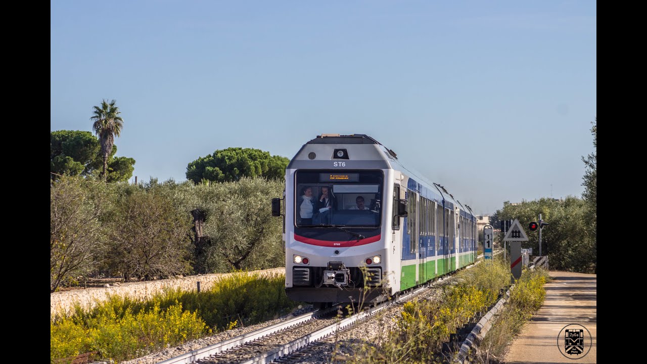 ST6 + ST4 Ferrovie Appulo Lucane relacji Bari - Potenza - YouTube