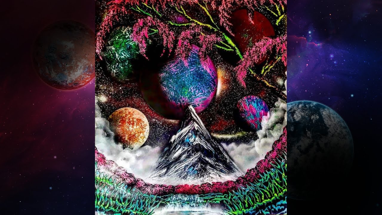 Midnight Fuchsia - Spray Paint Art - By Serge - YouTube