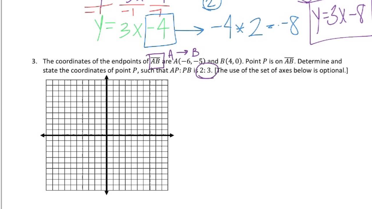 7-2 dilating lines, partioning a segment - YouTube