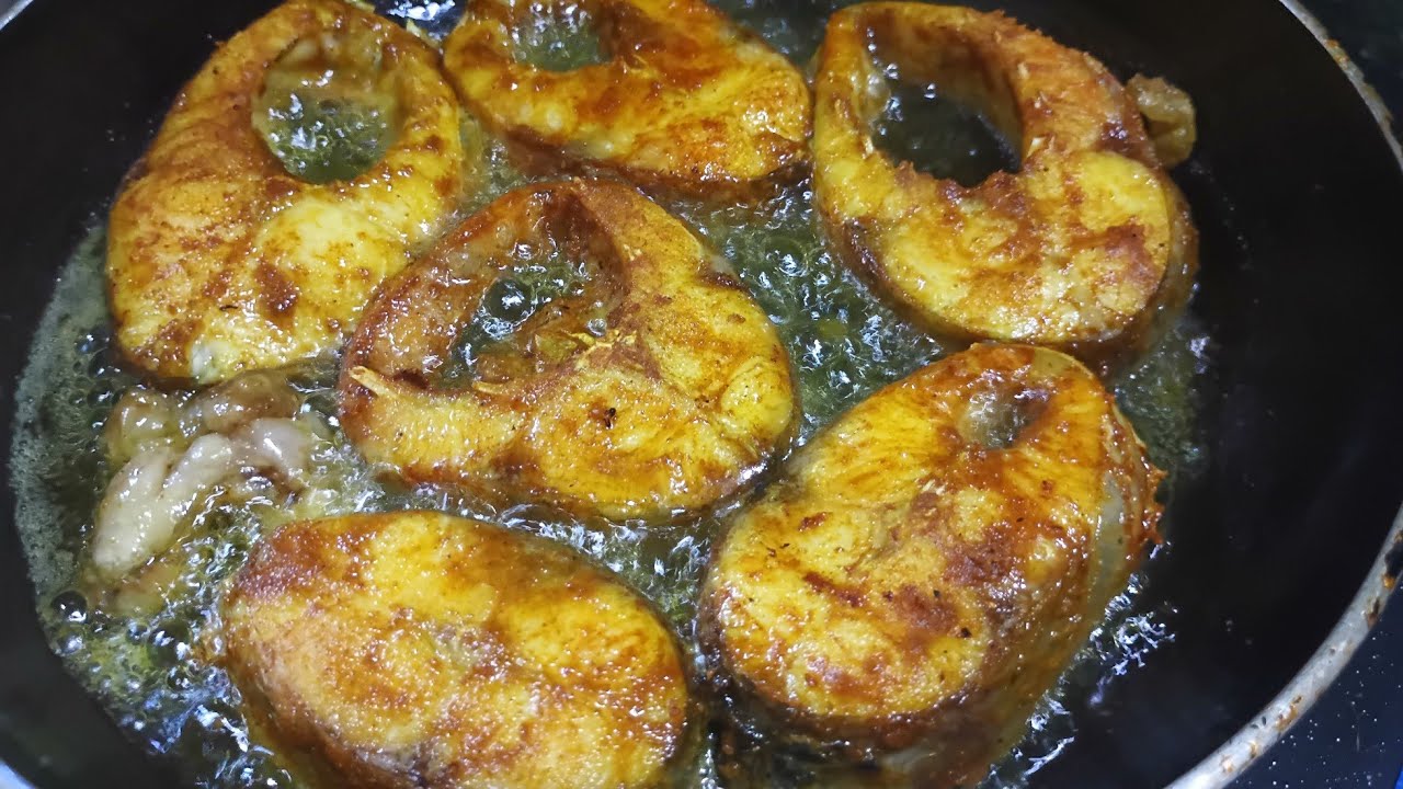 Easy and incredibly delicious Rui Mach Bhaji recipe/Fried Rui Fish. Rui ...