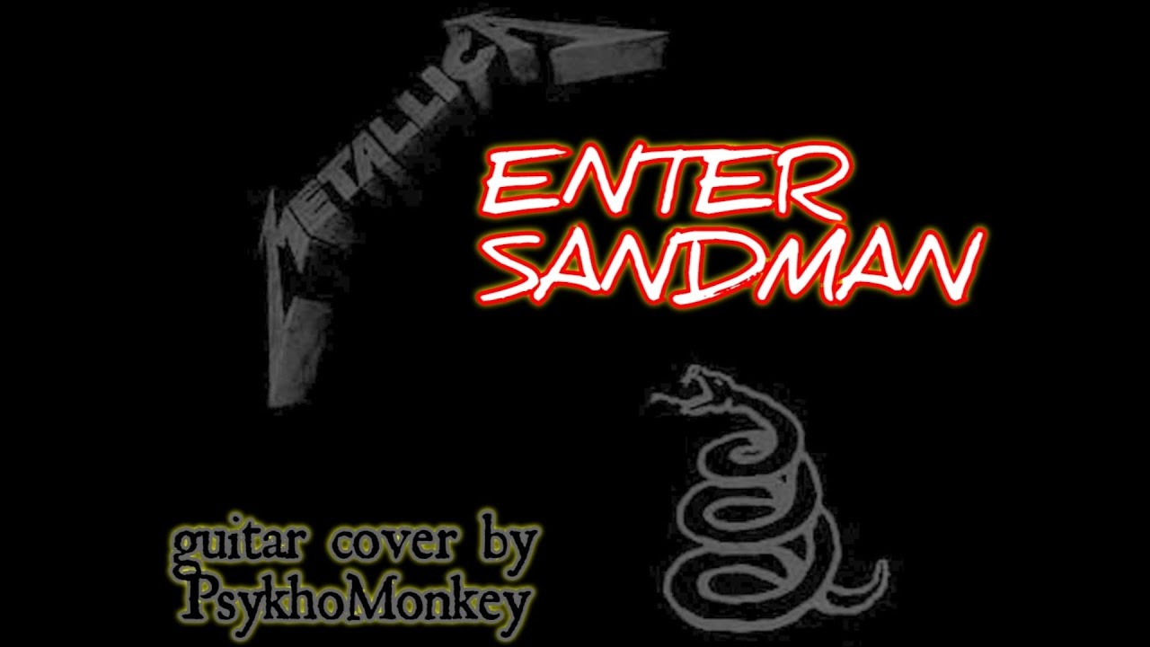 Enter Sandman (Metallica) - guitar cover by Psykho Monkey - YouTube