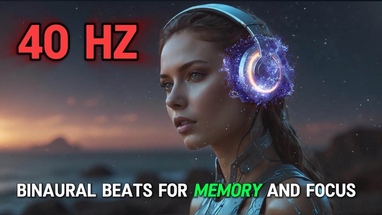 🎧 40 Hz Binaural Beats for ️ MEMORY and FOCUS - YouTube