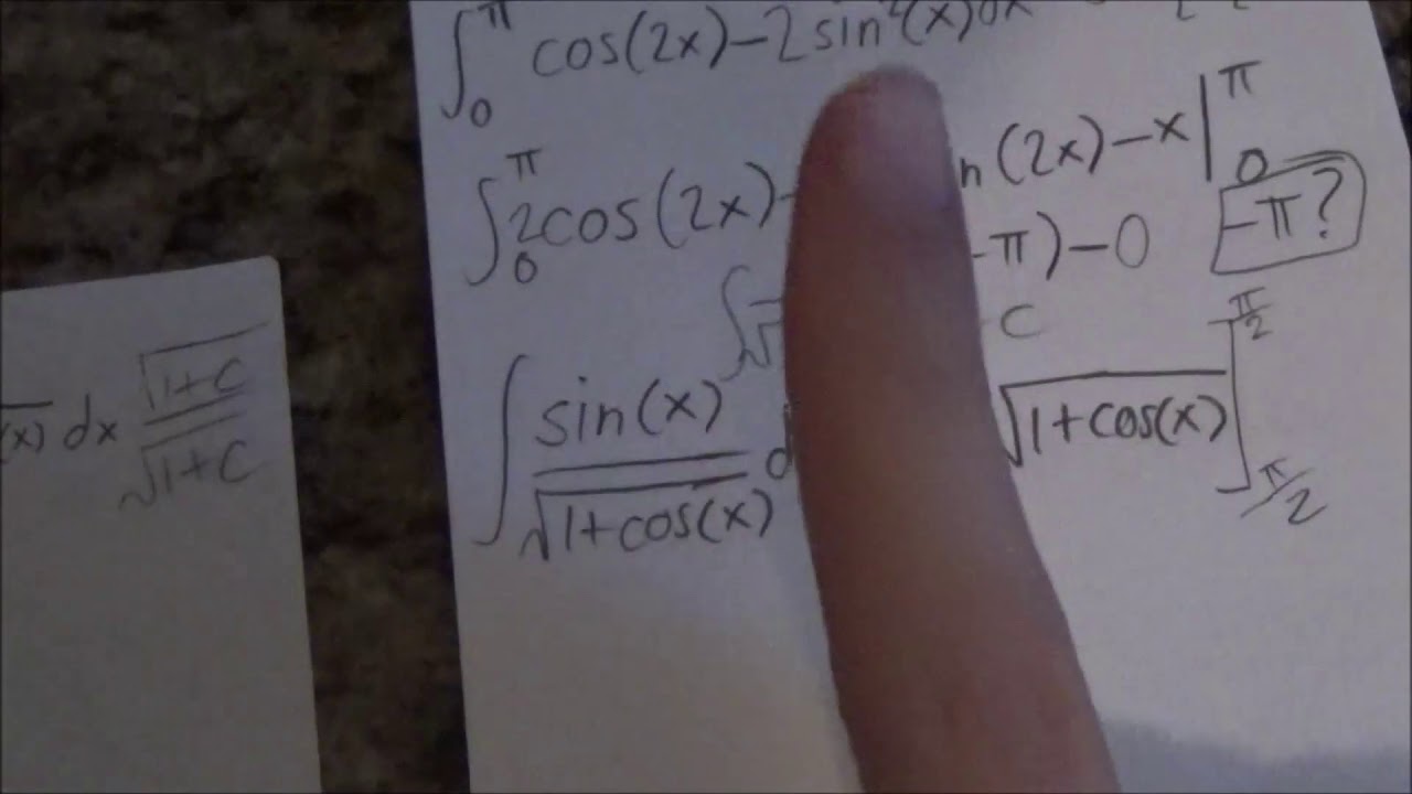 MIT 2009 Integration Bee Integrals - YouTube