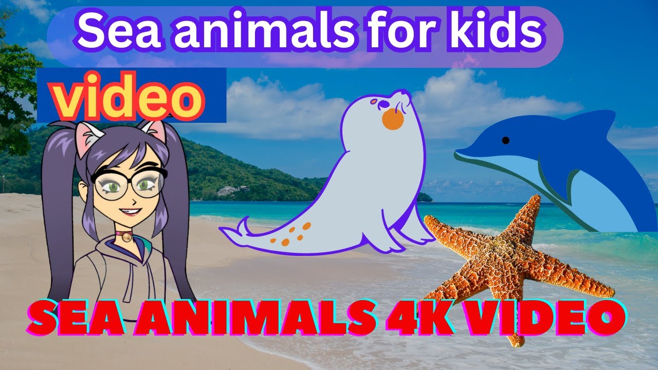Ocean animals for kids ll water animal name and Explain in English for ...