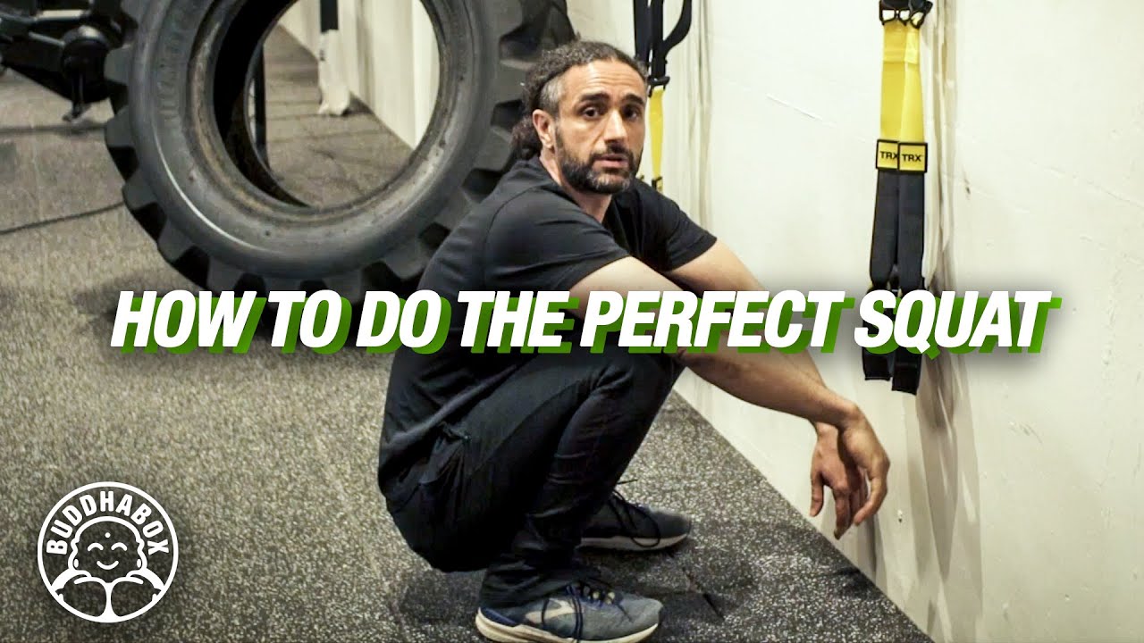 ONE SIMPLE TRICK On How To Do The Perfect Squat | BuddhaBox - YouTube