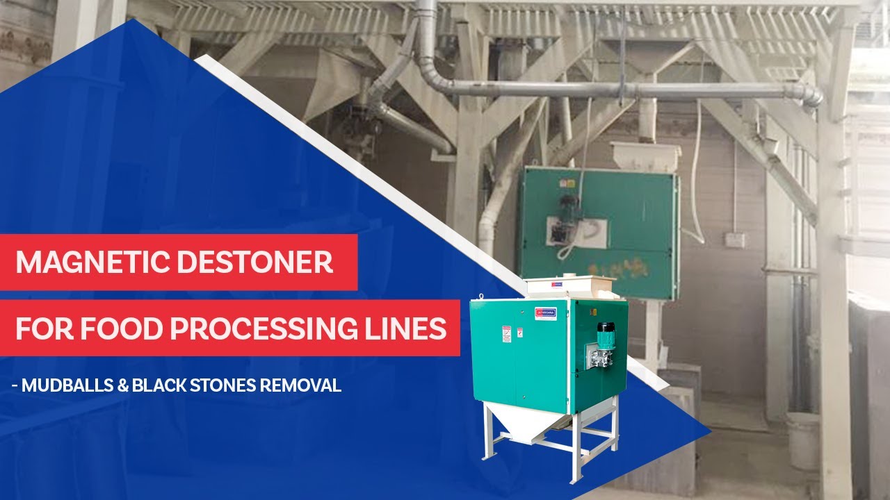 Magnetic Destoner For Food Processing Lines - Mudballs & Black Stones ...