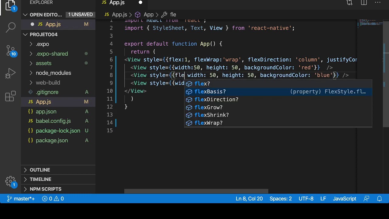 React Native - FlexBox - Video Aula 04 - YouTube