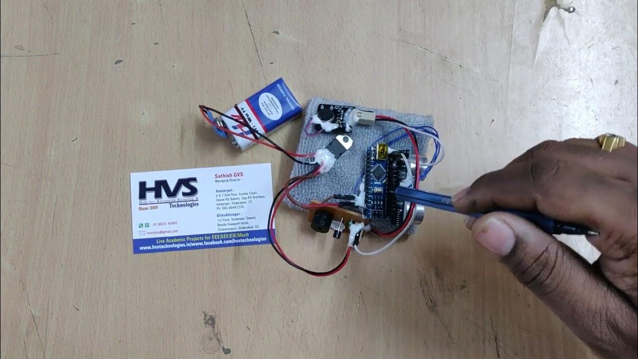 Third-Eye for Blind person using Arduino NANO SR04 - YouTube