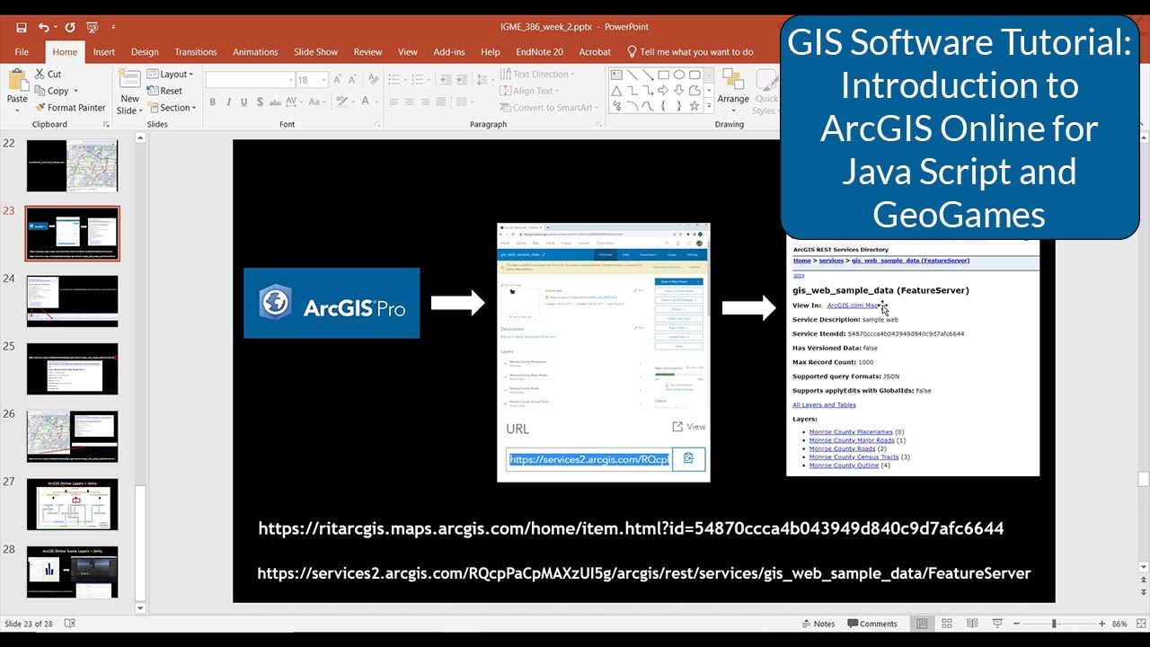 Gis Software Tutorial Introduction To Arcgis Online For Java Script 8499