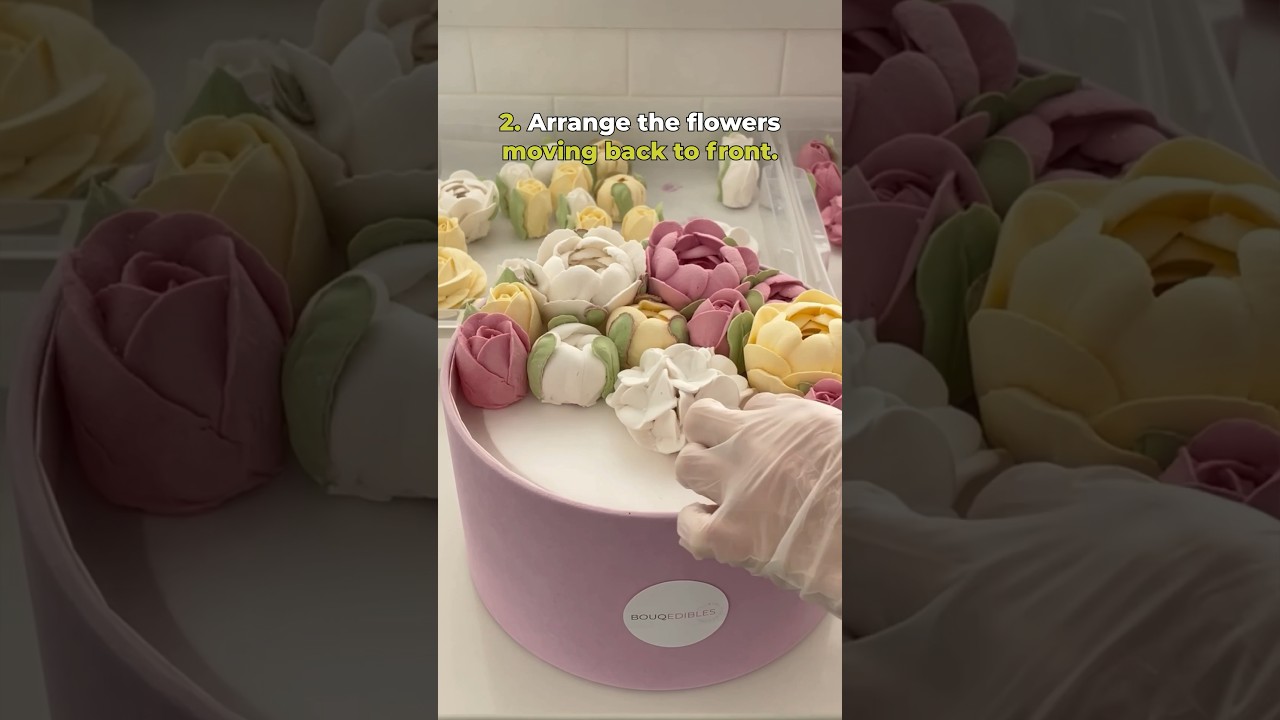 5 tips to make your #zefir #flower arrangement work. #cakedecorating # ...