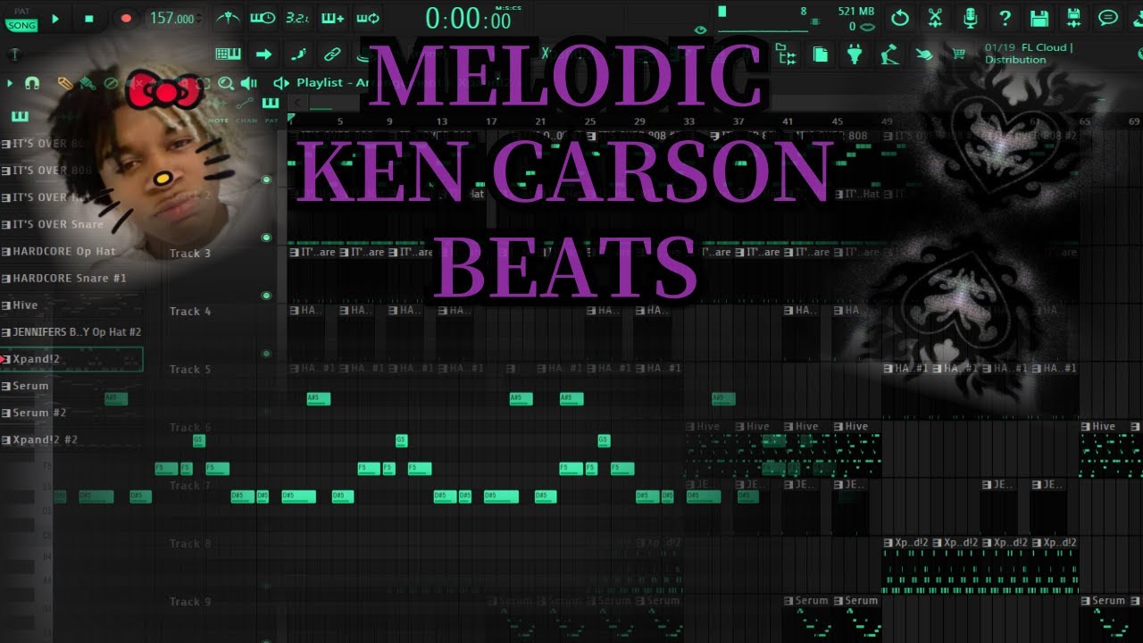 HOW TO MAKE MELODIC KEN CARSON BEATS LIKE "I NEED U" | FL STUDIO ...