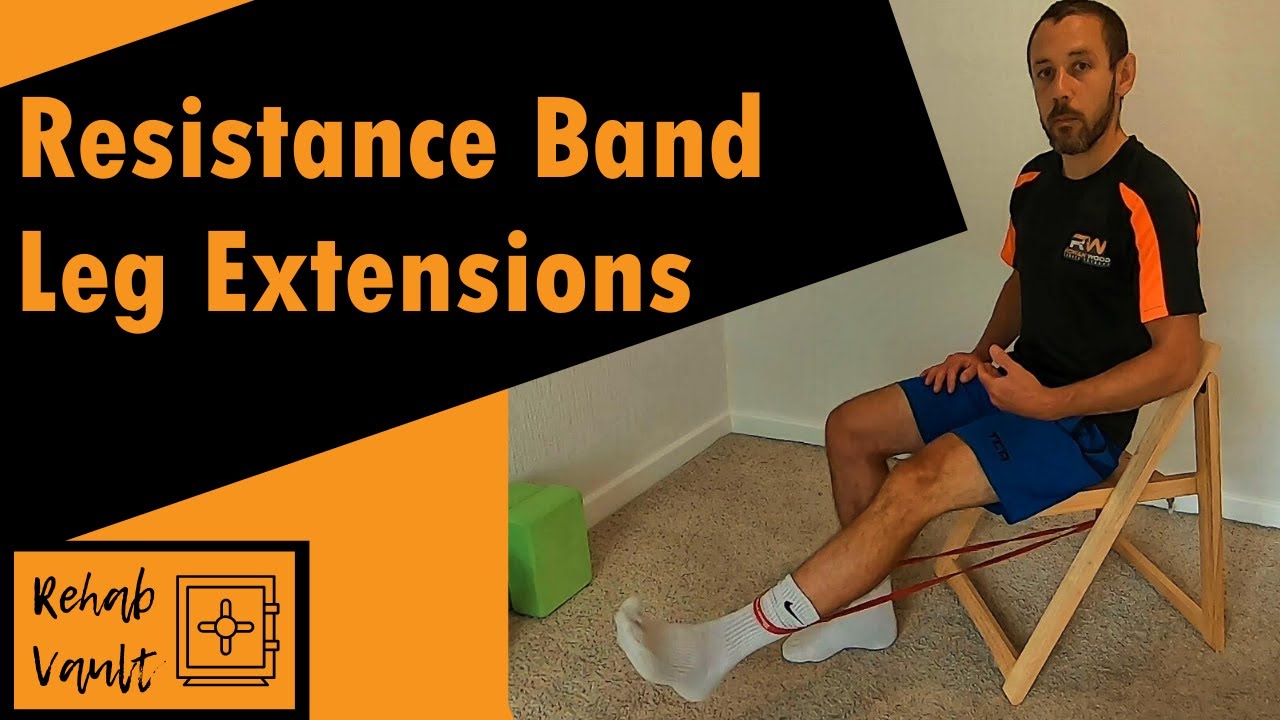 Resistance Band Leg Extension Youtube