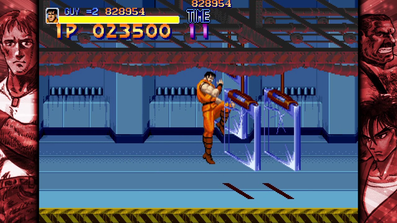 Final Fight Glass Bonus Stage : CAPCOM BEAT 'EM UP BUNDLE - YouTube