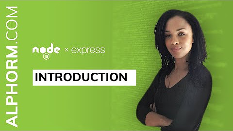 Formation Node.js et Express.js : Créer une API REST - YouTube