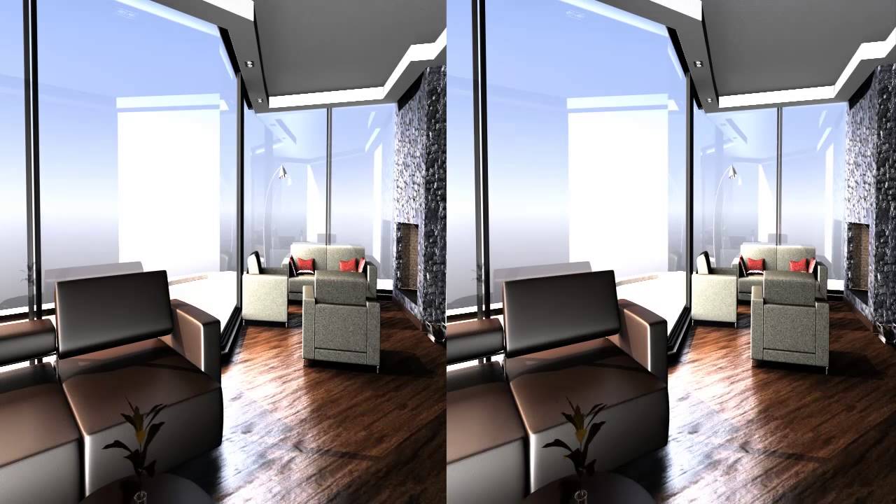 SkyFX side by side 3D Architecture sample - YouTube