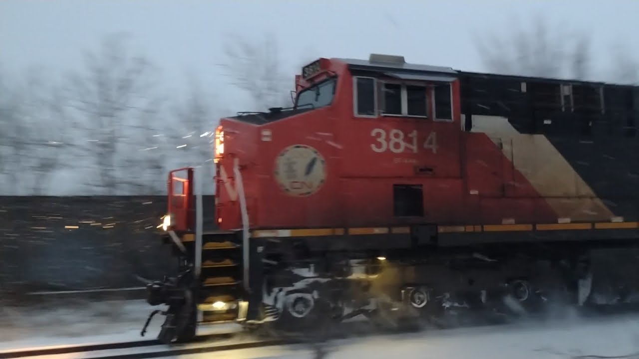 CN 383 through New Haven, MI - YouTube