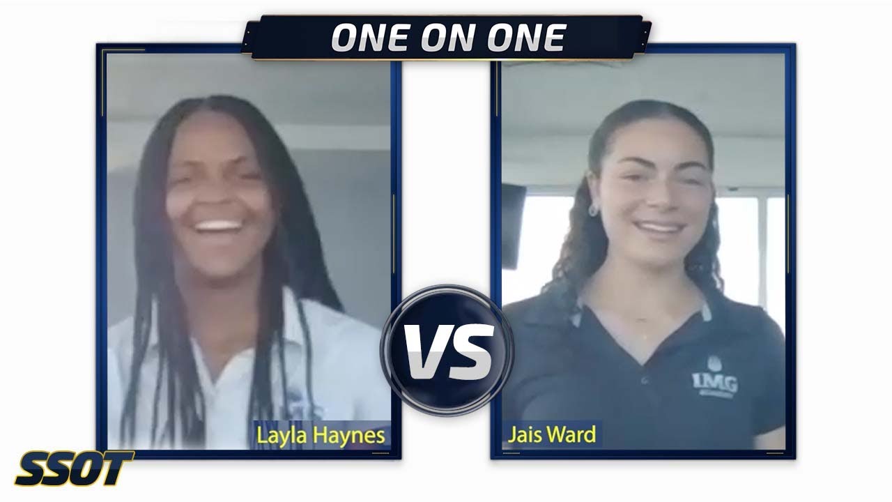 IMG Academy's Layla Haynes and Jais Ward battle it out in One on One ...