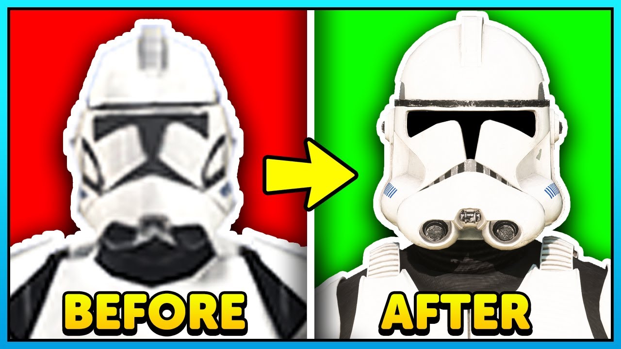 Star Wars Battlefront 2 but the WORST Graphics EVER - YouTube