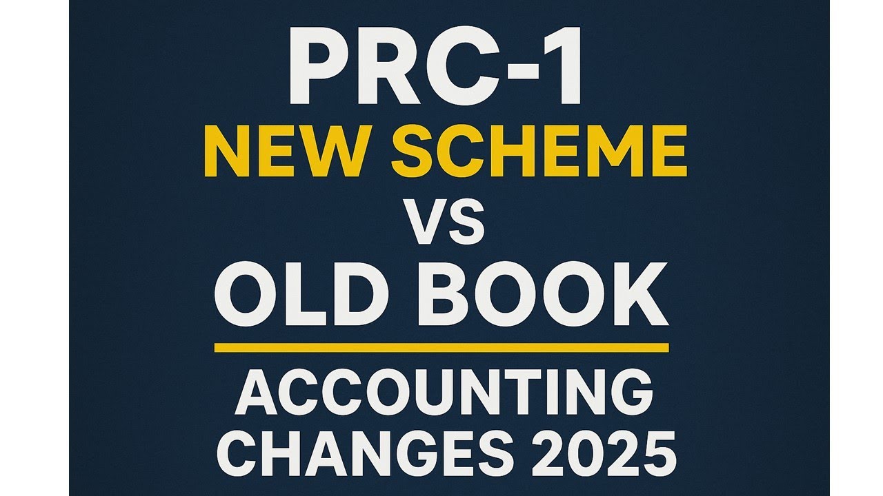 PRC-1 Accounting Changes 2025 || What’s New? What’s Removed? - YouTube