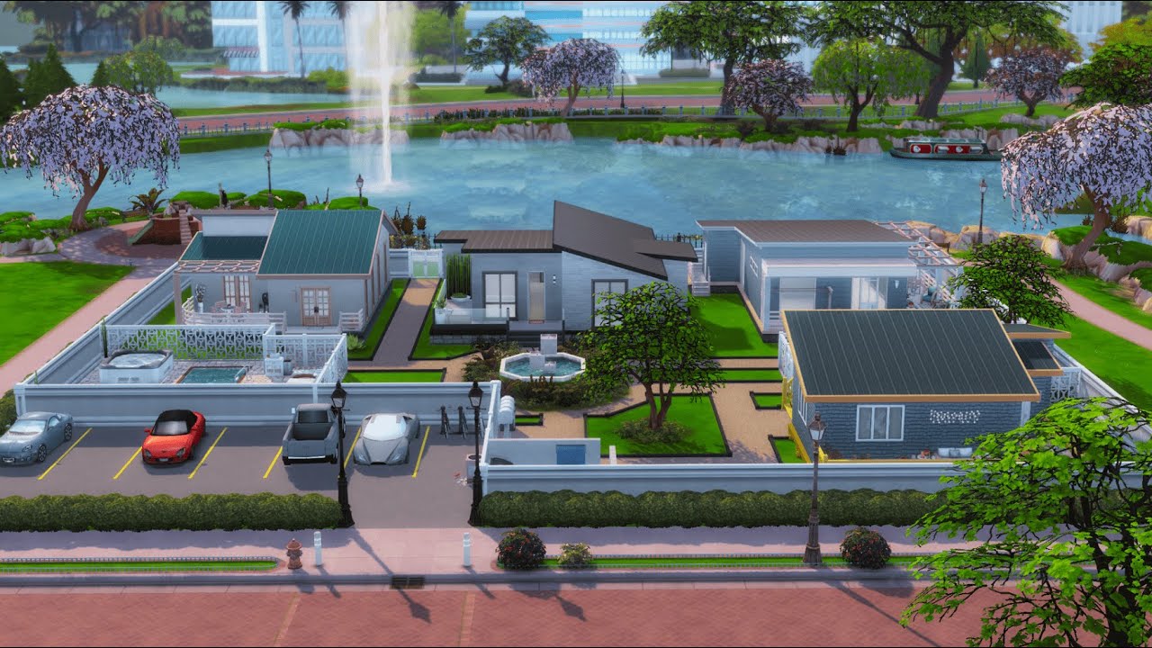 Luxury Micro-Community | The Sims 4 Speed Build - YouTube