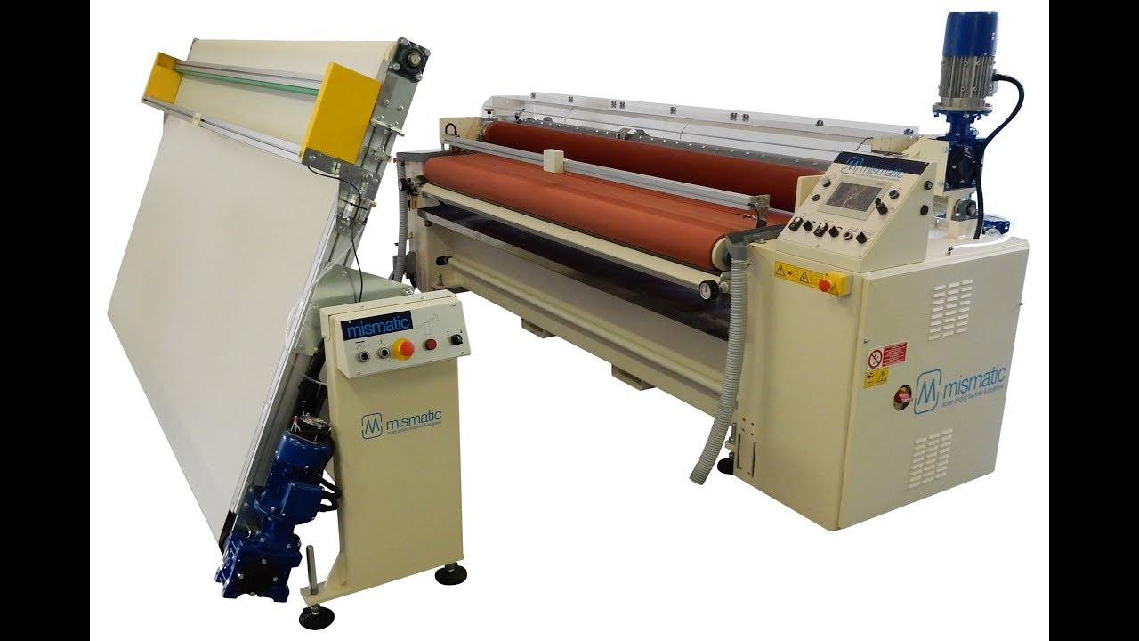 ROLLMATIC - Single-Roller Coating Machine to Enamel Glass - YouTube