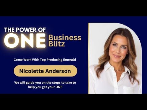 Power of One prospecting BLITZ! (With Nicolette Anderson) - YouTube