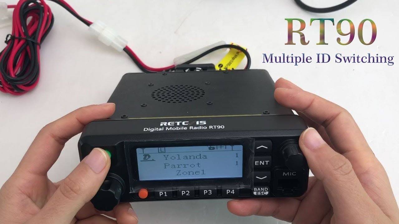 Retevis RT90 Multiple Radio ID - YouTube