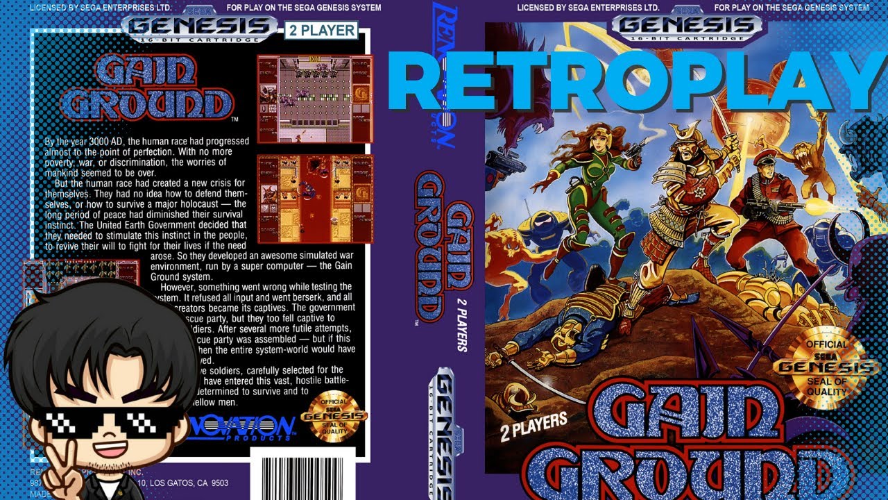 Gain Ground Genesis / Mega Drive - Retroplay - YouTube