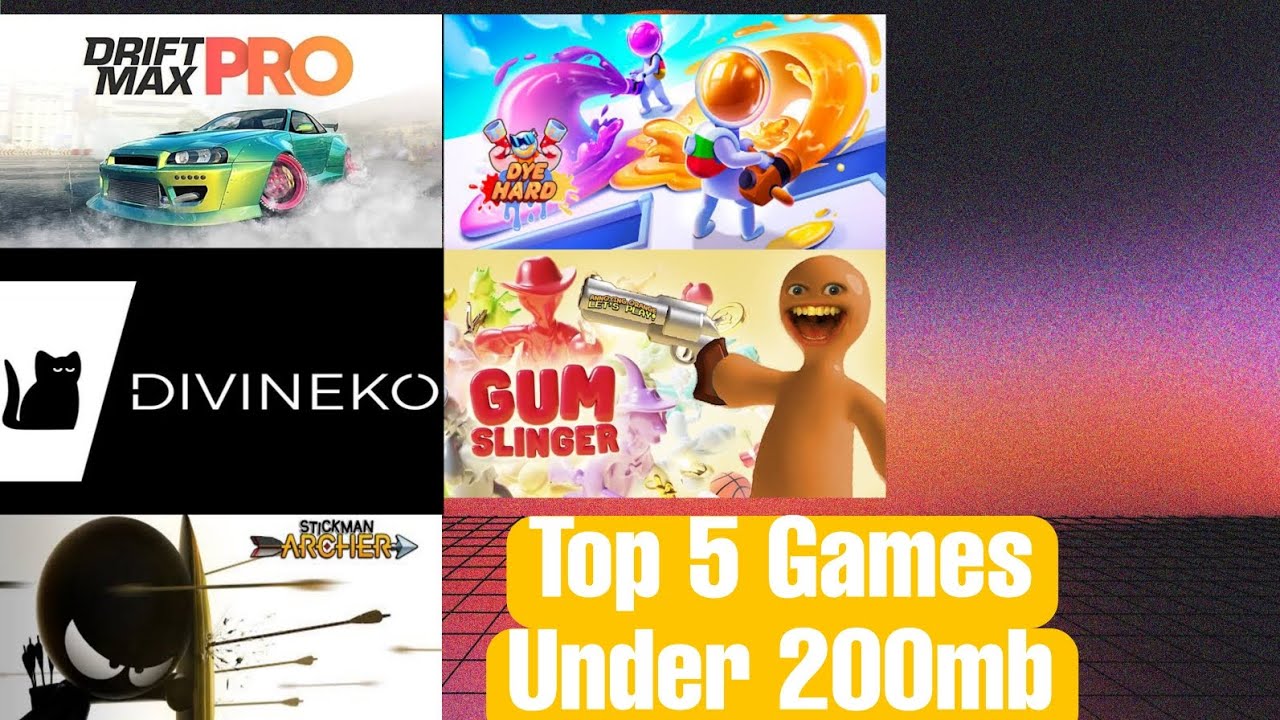Top 5 Android games under 200 mb - YouTube