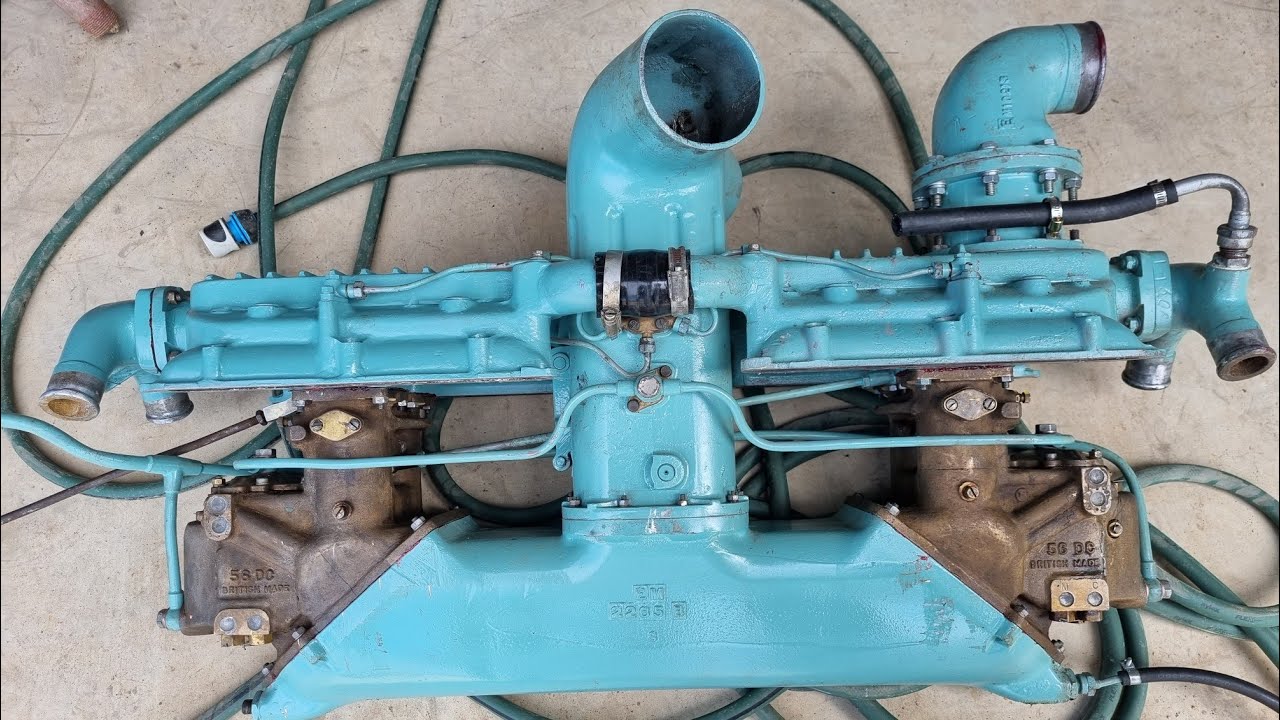 Anatomy of an Updraft carburettor from a V12 Meteor engine. Centurion ...