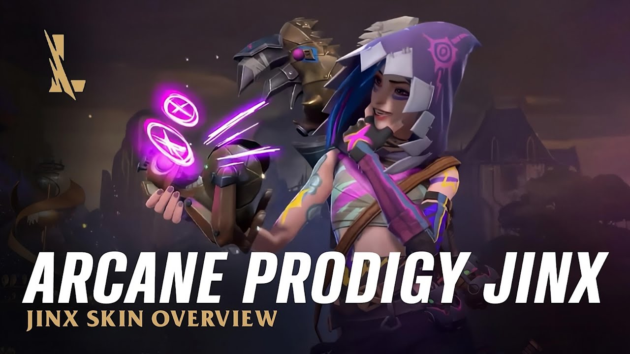 Wild Rift - Arcane Prodigy Jinx Skin Overview - YouTube